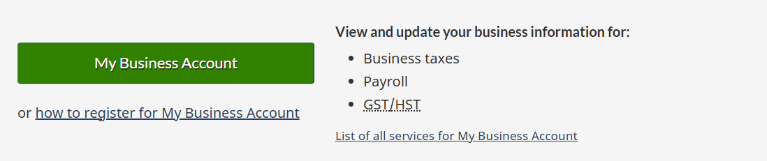 How to Register in CRA MyAccount