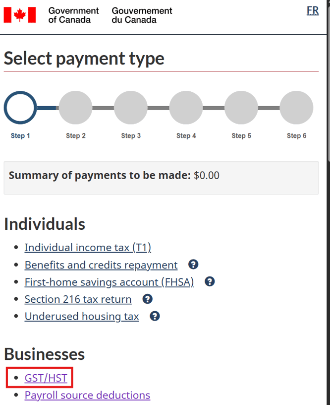 How to Pay Your HST Remittance Online with the CRA “My Payment” Service