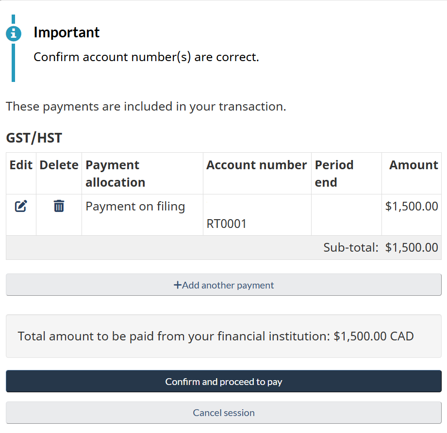 How to Pay Your HST Remittance Online with the CRA “My Payment” Service