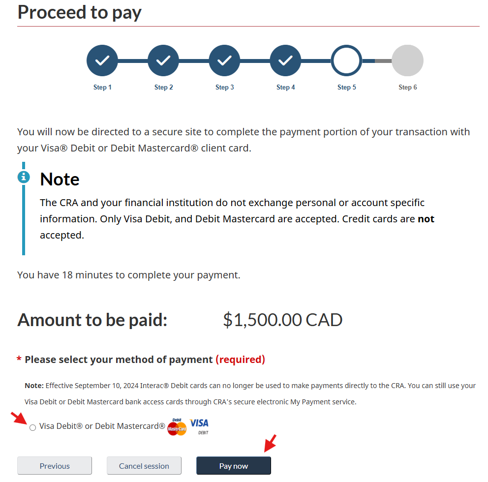 How to Pay Your HST Remittance Online with the CRA “My Payment” Service