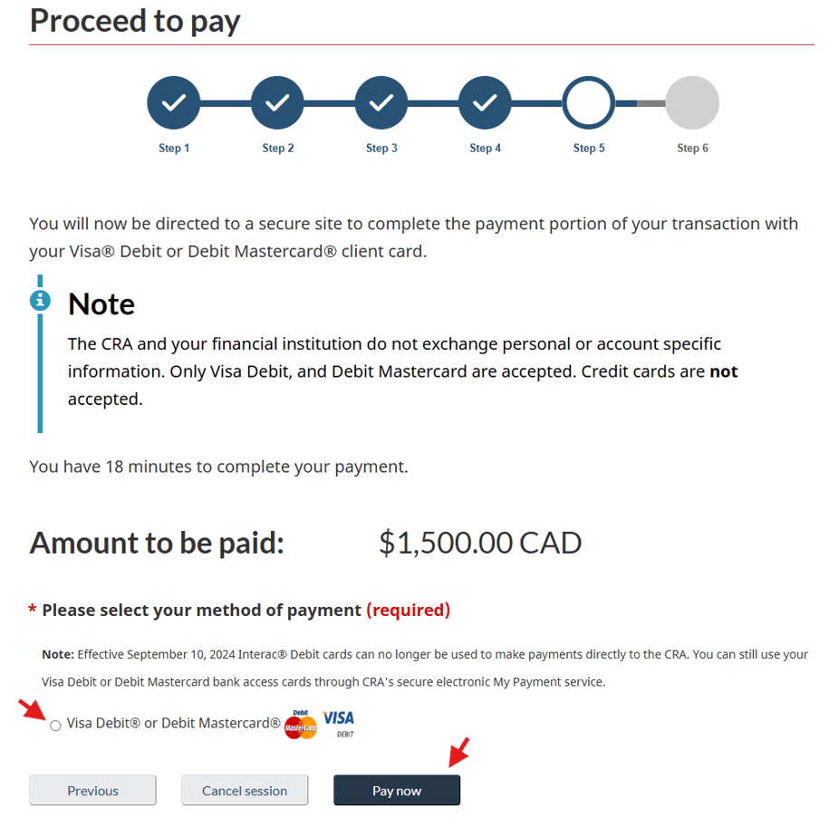 How to Pay Your HST Remittance Online with the CRA “My Payment” Service