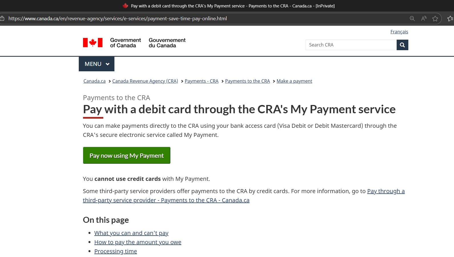 How to Make Payroll Source Deduction Payments Using the CRA’s My ...